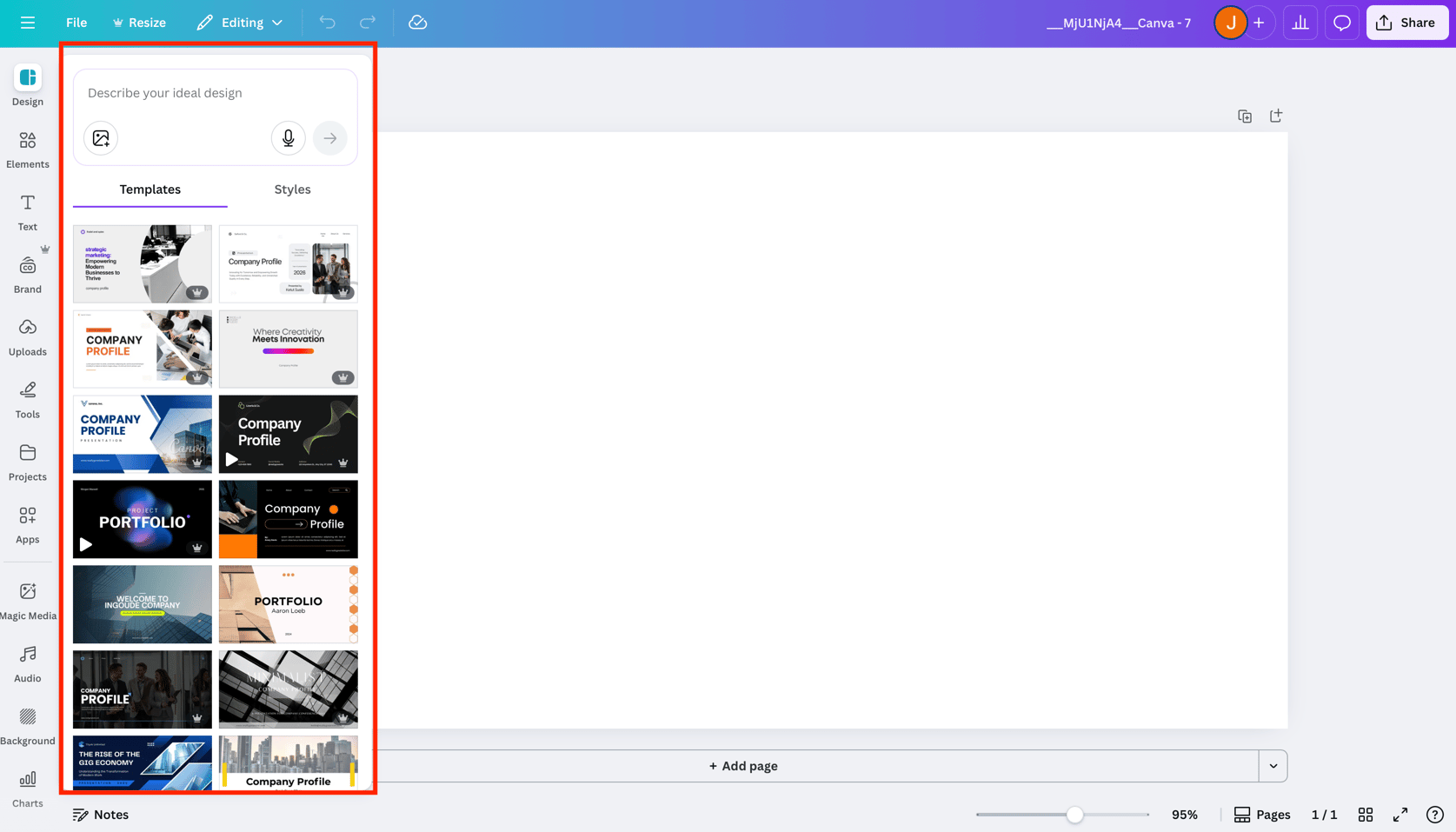 Create a Canva design from Display NOW Manager